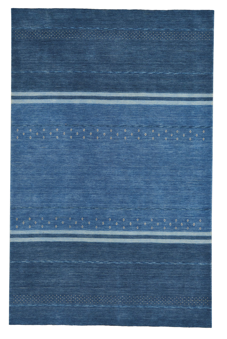 Indo-Gabbeh I Collection - Taos Blue – Kirishian Rugs